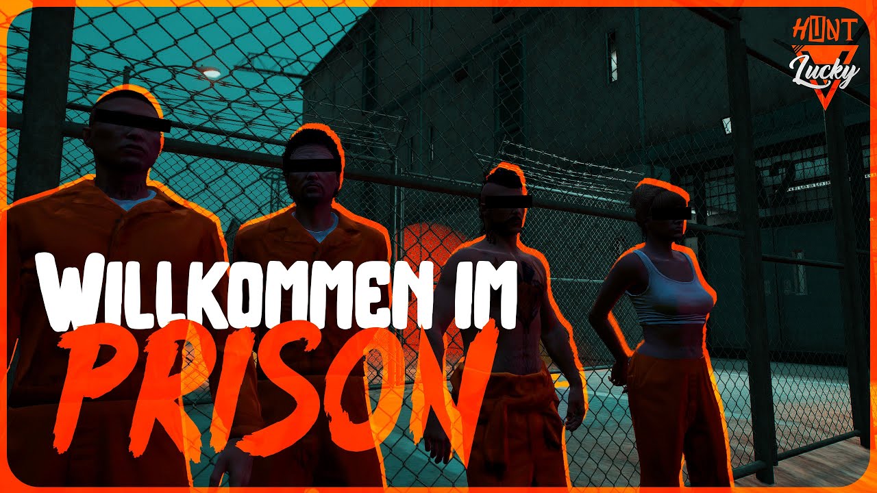 HUNT ⚖️ Willkommen im Prison! × Prison RP × LuckyV - YouTube