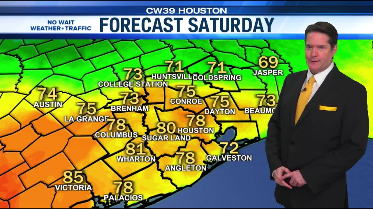 Weather forecast for Saturday March 8: Rainy and cool | CW39 HOUSTON ...