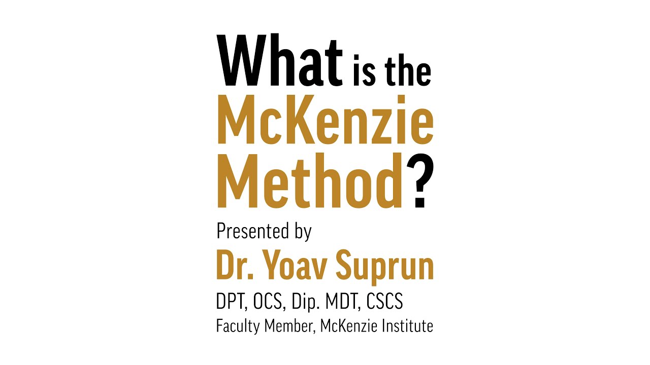 What is the McKenzie Method? - YouTube