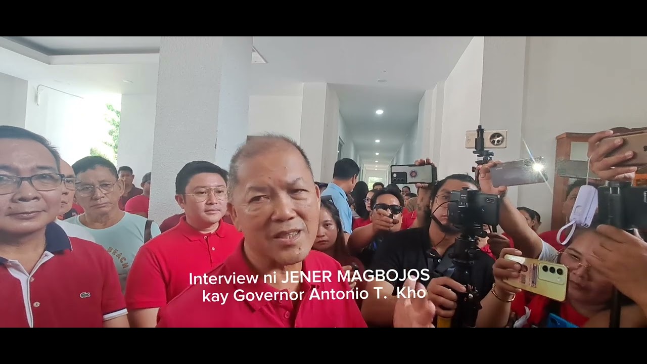 Outgoing Governor Antonio Kho unopposed congressional candidate in ...