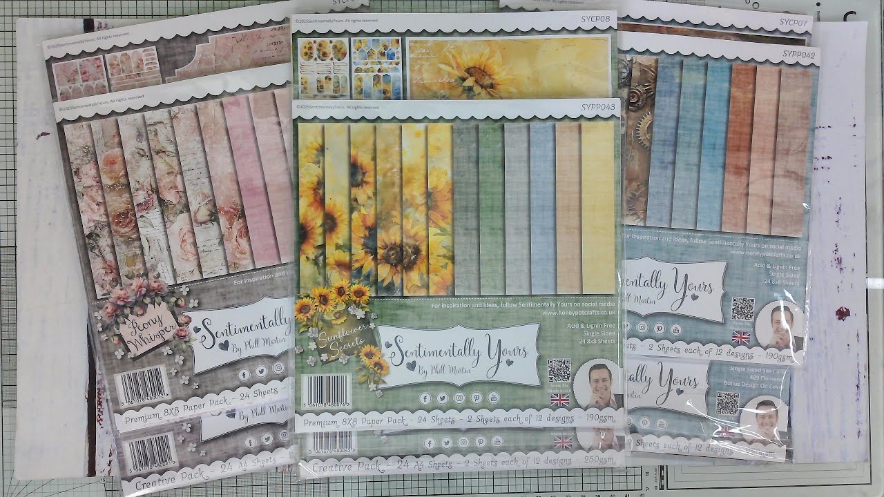 Samples & Showing 3 New Creative Card making Packs from Sentimentally ...