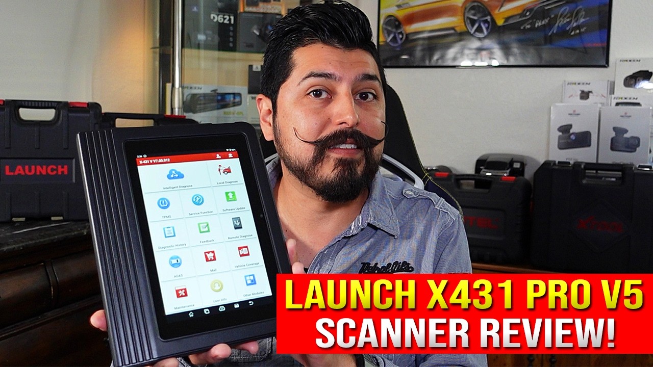 Launch X431 Pro V Elite Bidirectional Scanner Review - YouTube