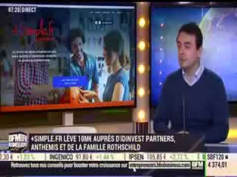 Eric Mignot fondateur de +Simple sur BFM Business - YouTube