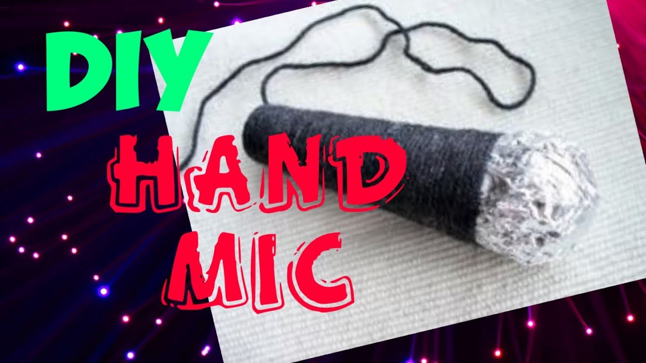 DIY hand mic for kids - YouTube