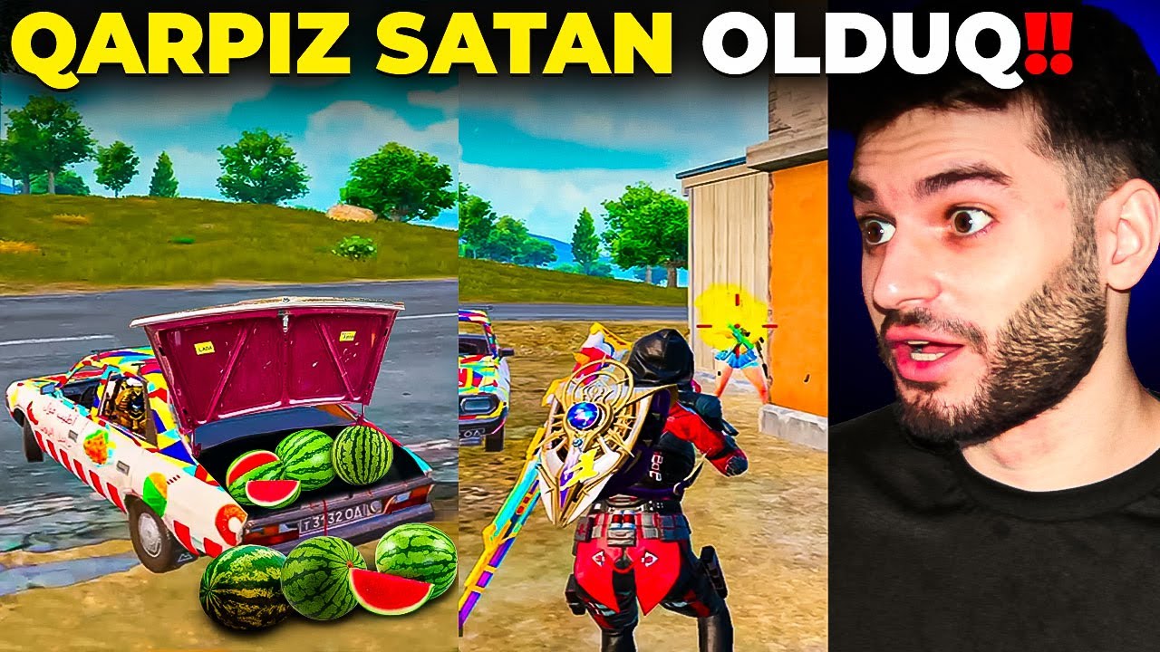EYLENCELİ GAMEPLAY!! 😂 QARPIZ MAŞININI QAÇIRDIQ!! 😎 | PUBG MOBILE - YouTube