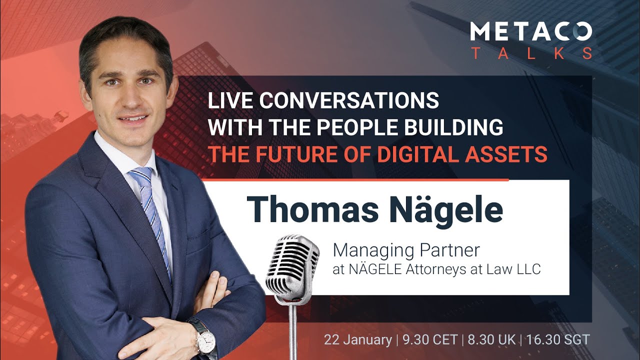 The legal frameworks for tokenization w/ Thomas NÄGELE [METACO TALKS #4 ...
