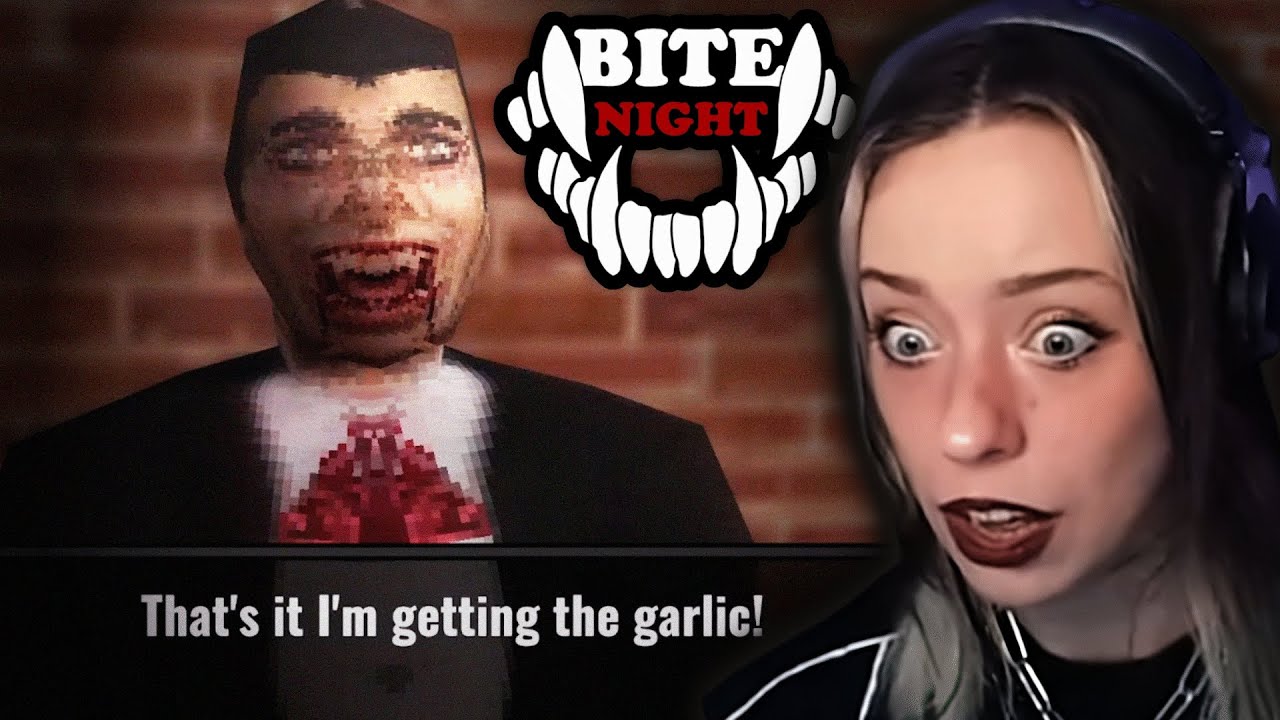 I MET THE CLUMSIEST VAMPIRE EVER | BITE NIGHT | HORROR GAME - YouTube