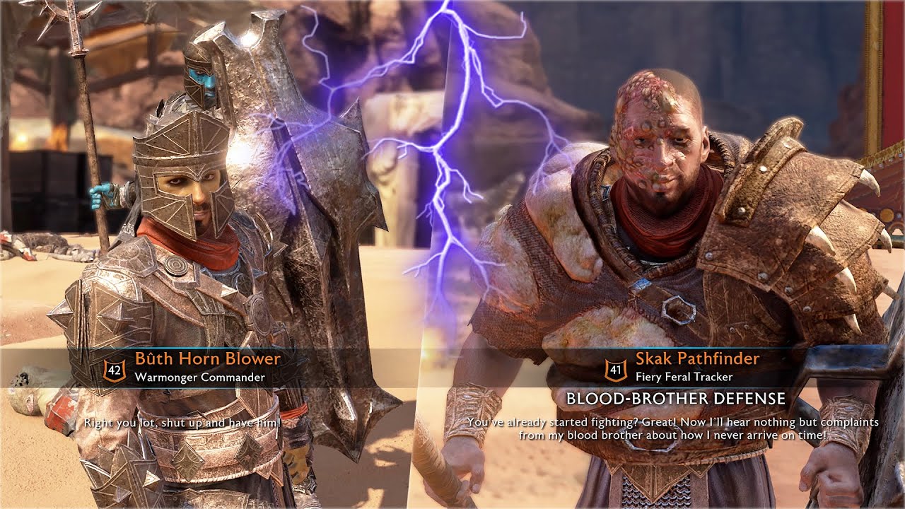 CAPTAIN BARANOR MEETS DESERT TRAITORS!! SHADOW OF WAR - YouTube