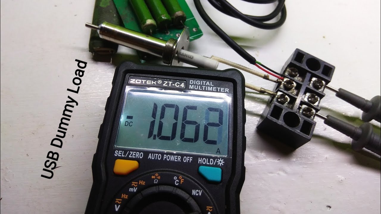Membuat Rangkaian USB Dummy Load (Resistor Load) - YouTube