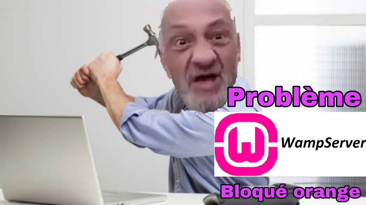 Problème wampserver bloqué orange :manque dossier(. dll) - YouTube