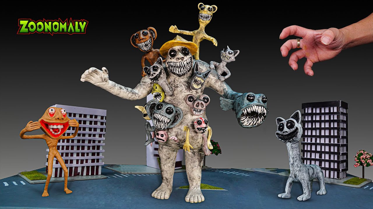 How i Make ZOONOMALY BOSS combined all monster with clay - YouTube