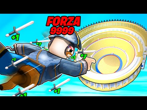 DIVENTO IL GLADIATORE INVINCIBILE SU ROBLOX!
