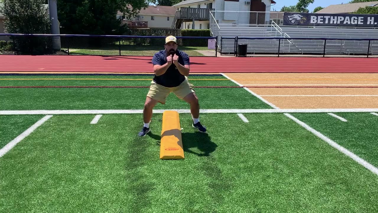 Offensive Line - "Drive Block Progression" - Every day board drill ...