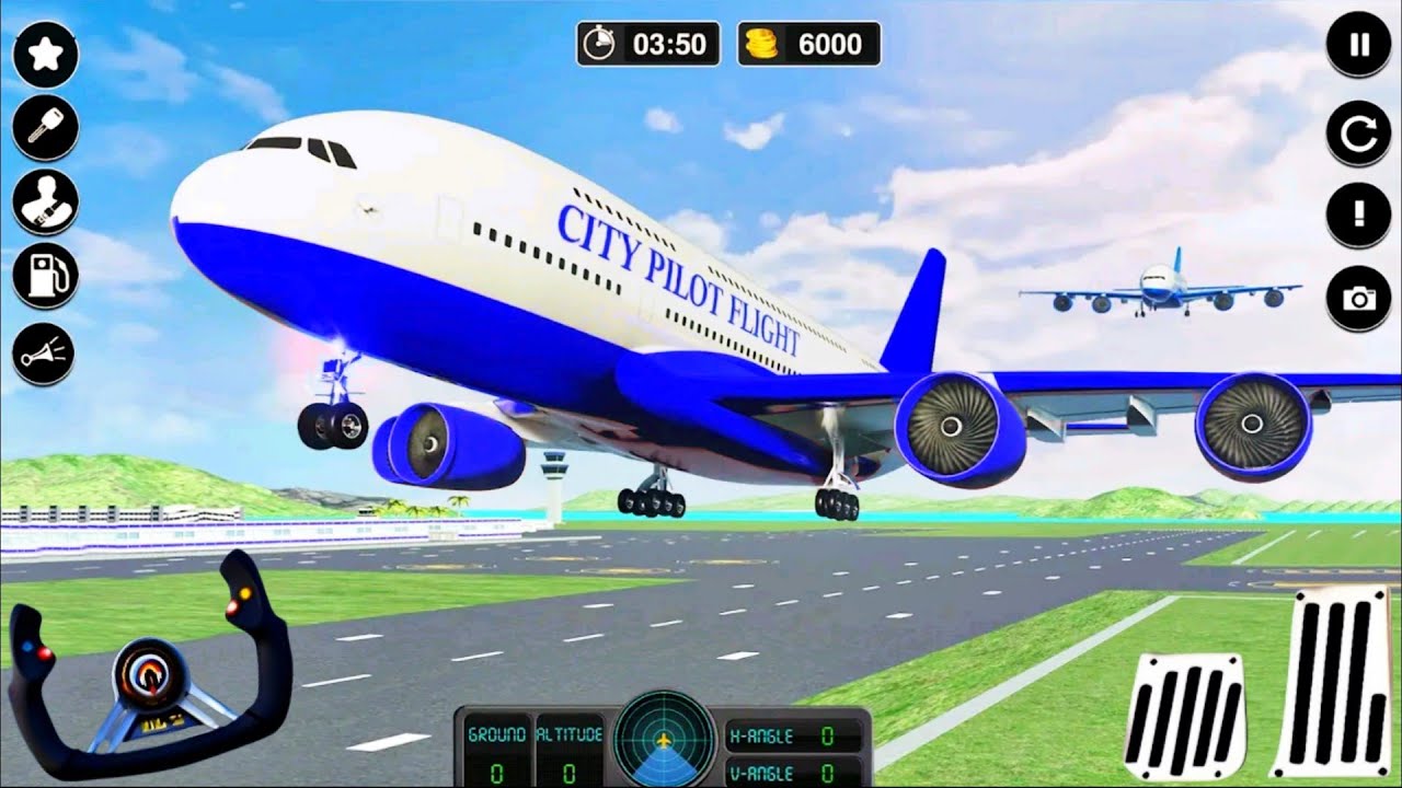 Flight Airplane City Pilot Games | Plane Boeing Emergency Landing ...