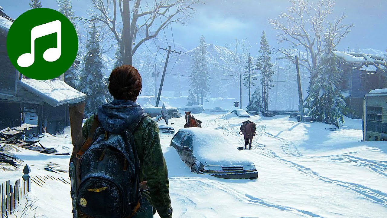 THE LAST OF US Part II Ambient Music 🎵 Winter Chill (LoU 2 OST ...
