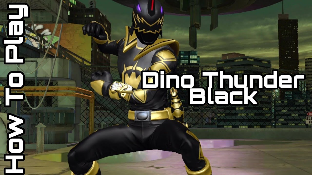 Power Rangers Dino Thunder Black Ranger Super Dino Mode