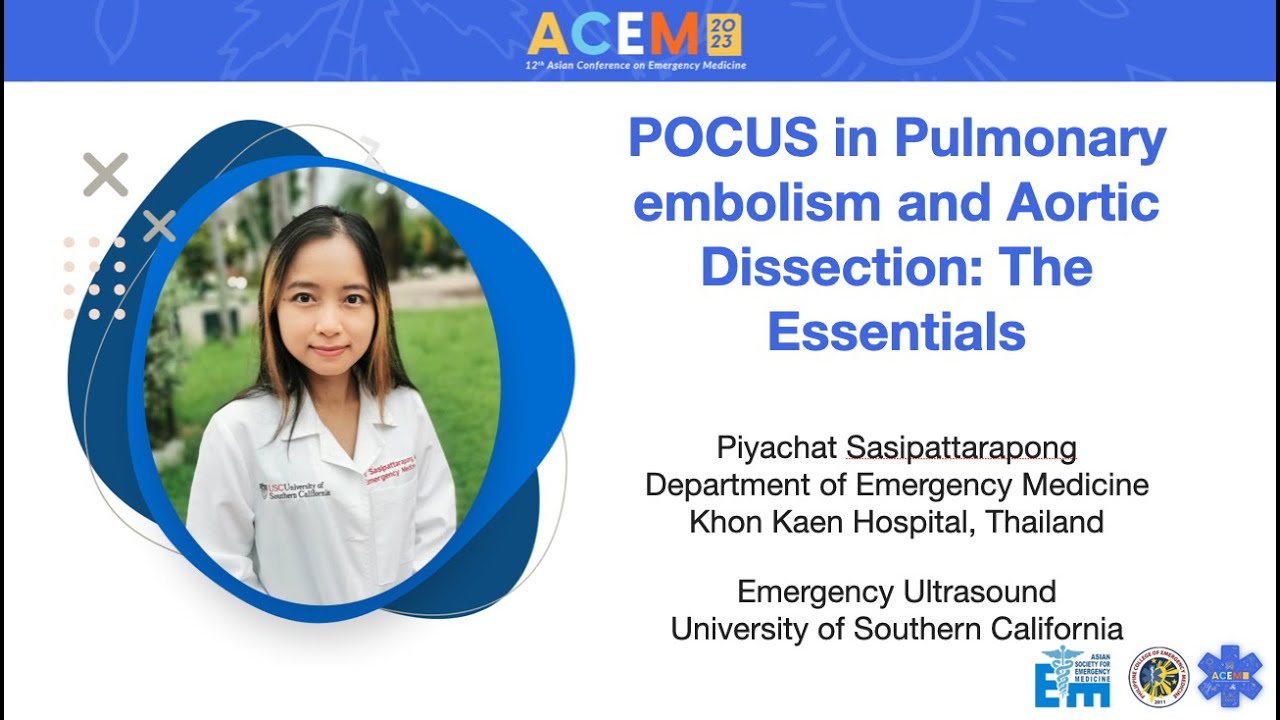 POCUS in Pulmonary Embolism and Aortic dissection - YouTube