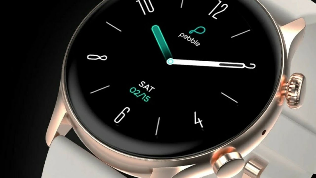 Pebble Cosmos Luxe Smart Watch - YouTube