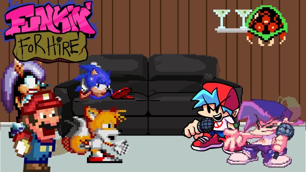 Friday Night Funkin': Funkin' For Hire Full Week( FNF Mods/Hard/Dorkly ...