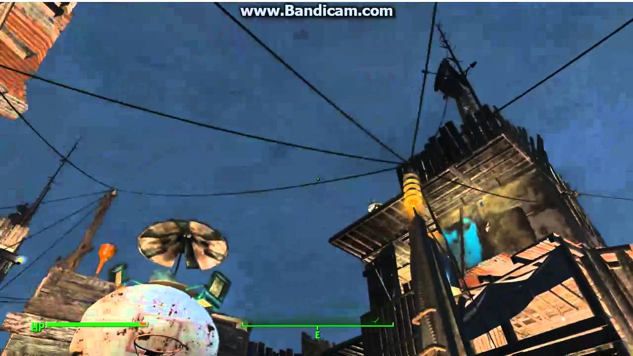 Fallout 4 - MASSIVE shanty town settlement - YouTube