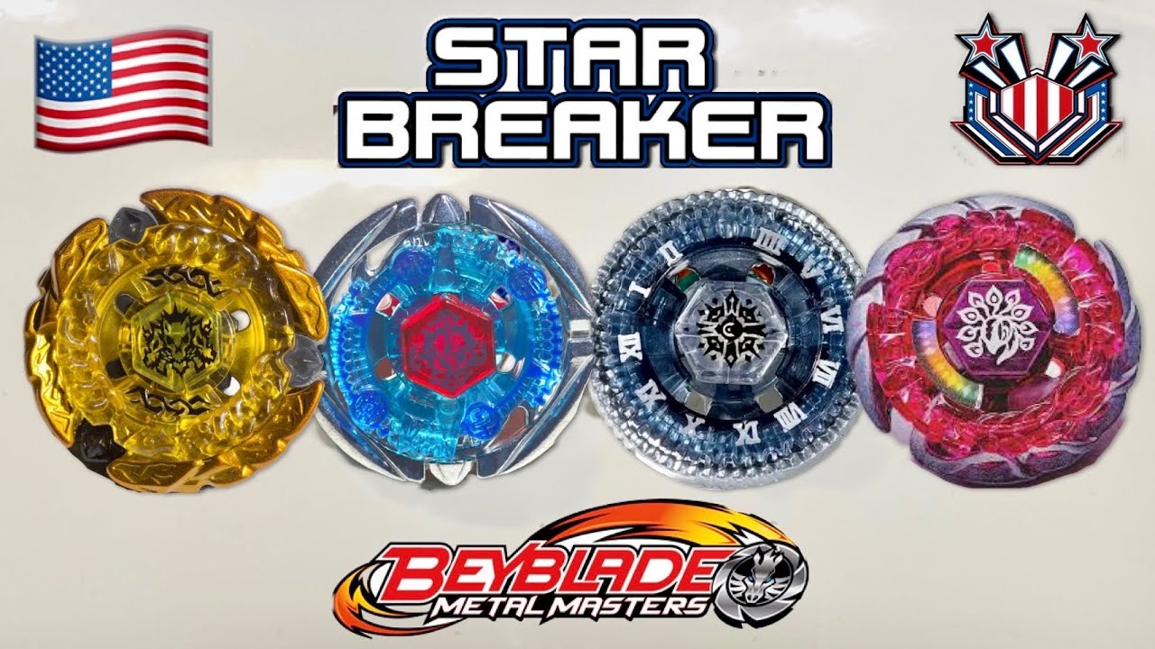HASBRO Beyblade Metal Masters Team Star Breaker Set, 3-Bey, 55% OFF