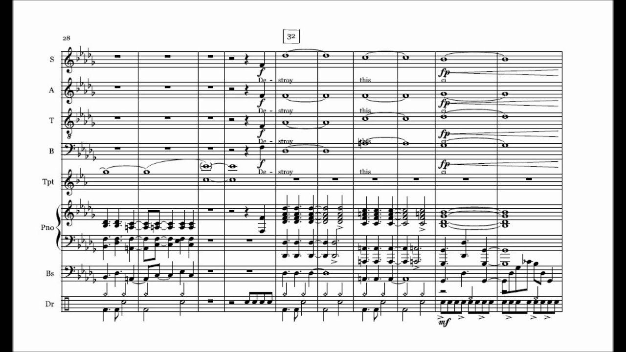 V. Bow Music (Muse) - SATB show choir arrangement - YouTube