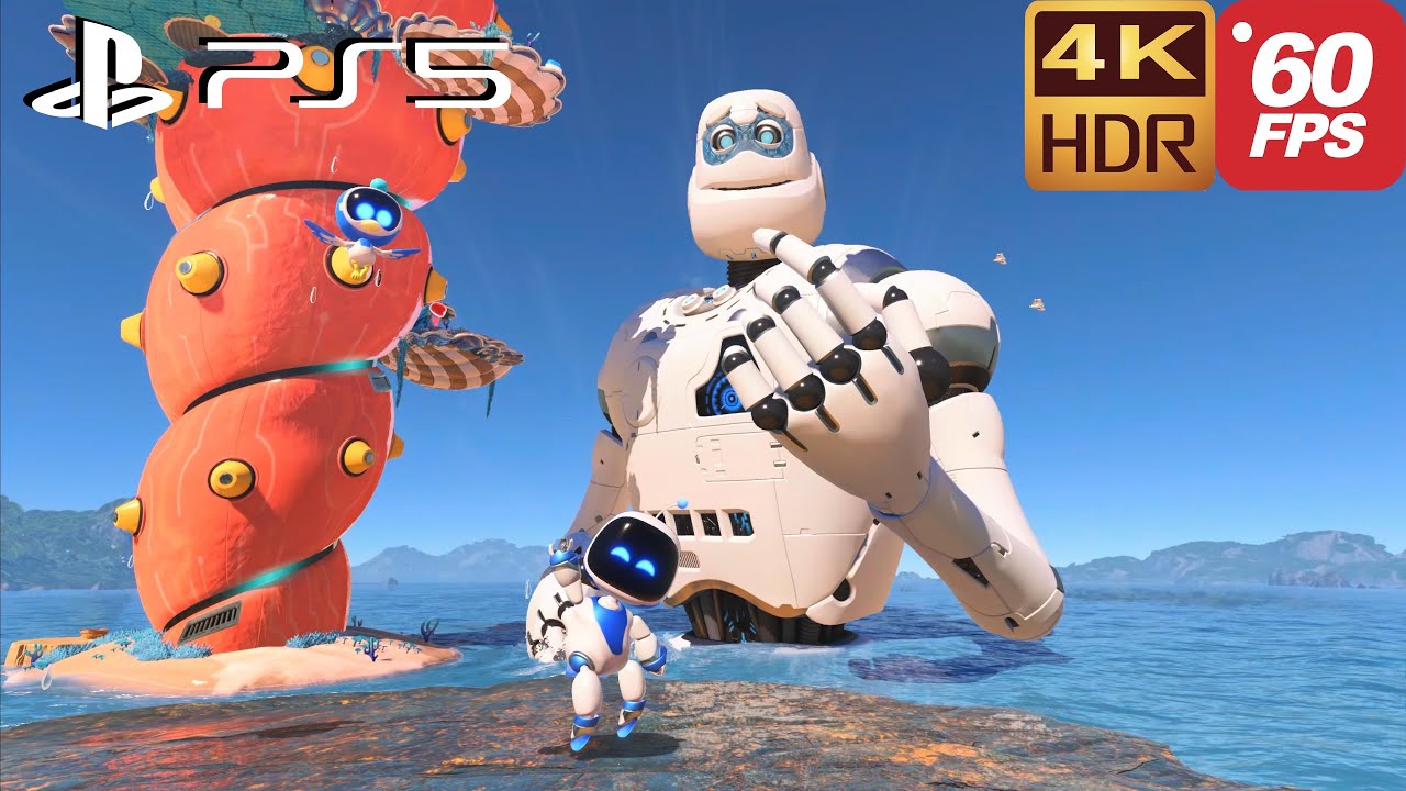 Astro Bot Frees The Big Brother Gameplay | Astro Bot PS5 60FPS 4K HDR ...