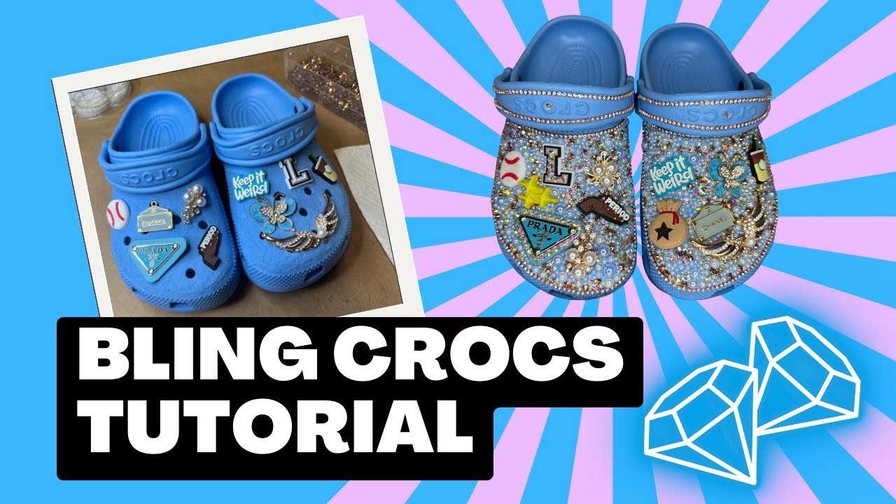 BLING MY WAY: Watch Me Work | DIY Crocs | Step By Step Tutorial For ...