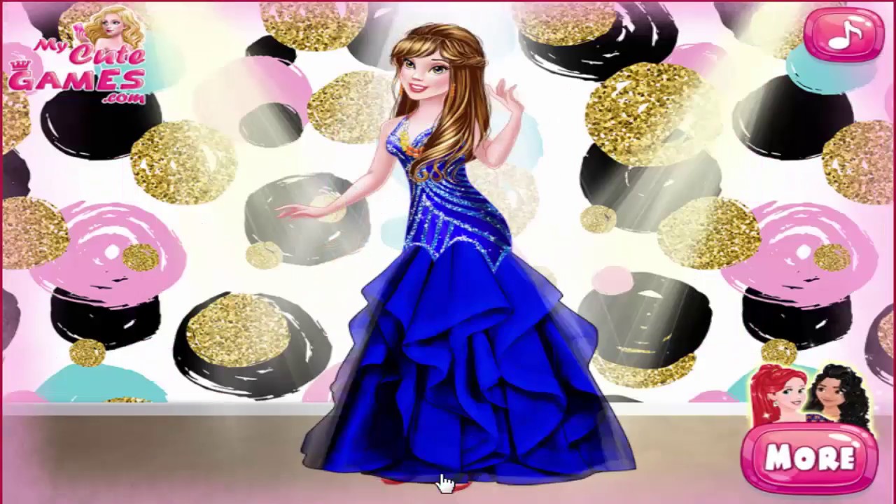 Disney princess games Princesses at Fashionistas Contest - YouTube