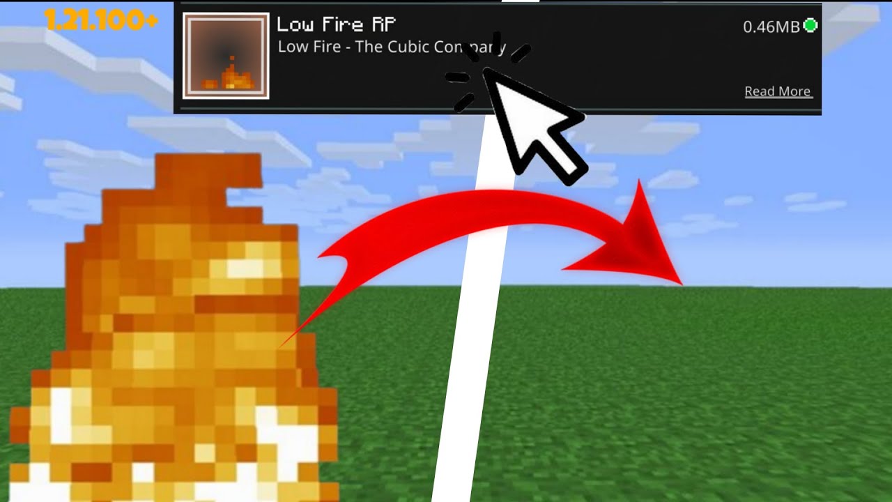 LOW FIRE Texture Pack For Minecraft Pe All Versions | Mcpe Low Fire ...