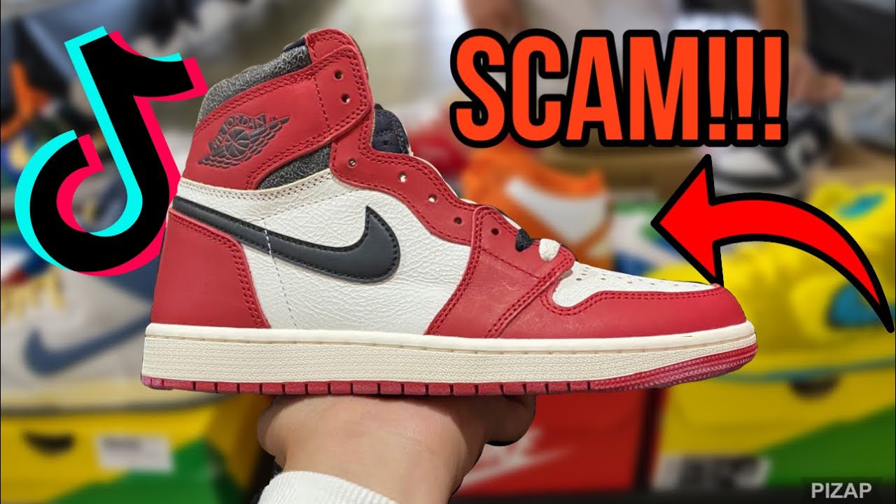 TikTok SCAM REPS Sneaker Seller - YouTube