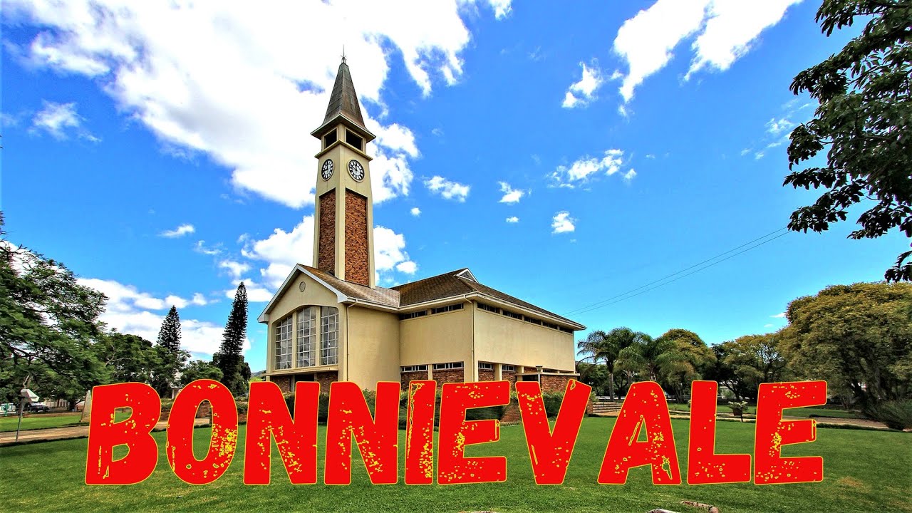 Driving through Bonnievale in Western Cape Province of South Africa ...