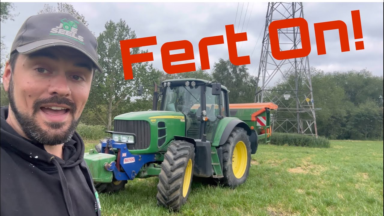 Spreading Fert on Silage Ground! Preparing for the BIG Trip! - YouTube