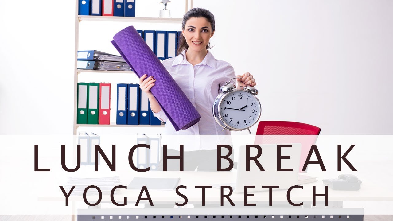 Lunch Break Yoga Stretching | 15-Minute Stretching for All Levels - YouTube