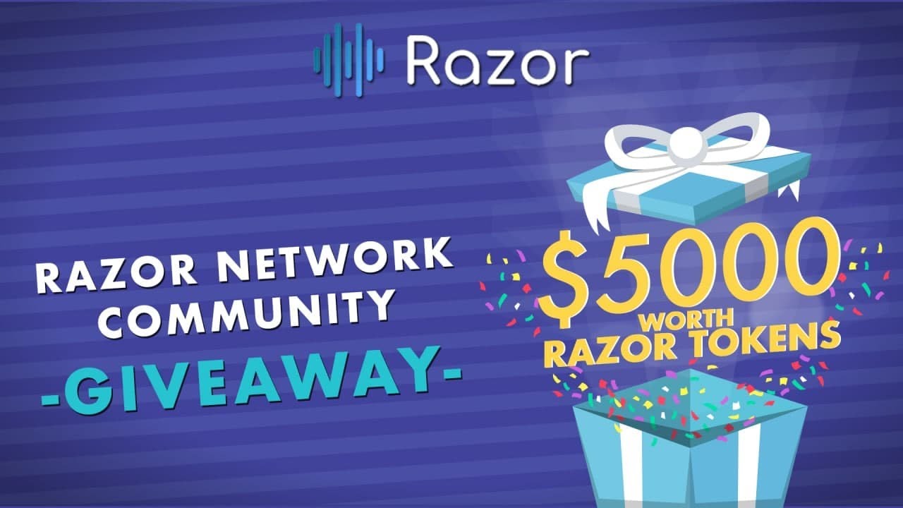 Razor Network Giveaway - 5000$ в токенах RAZOR / Криптовалюта / Crypto ...