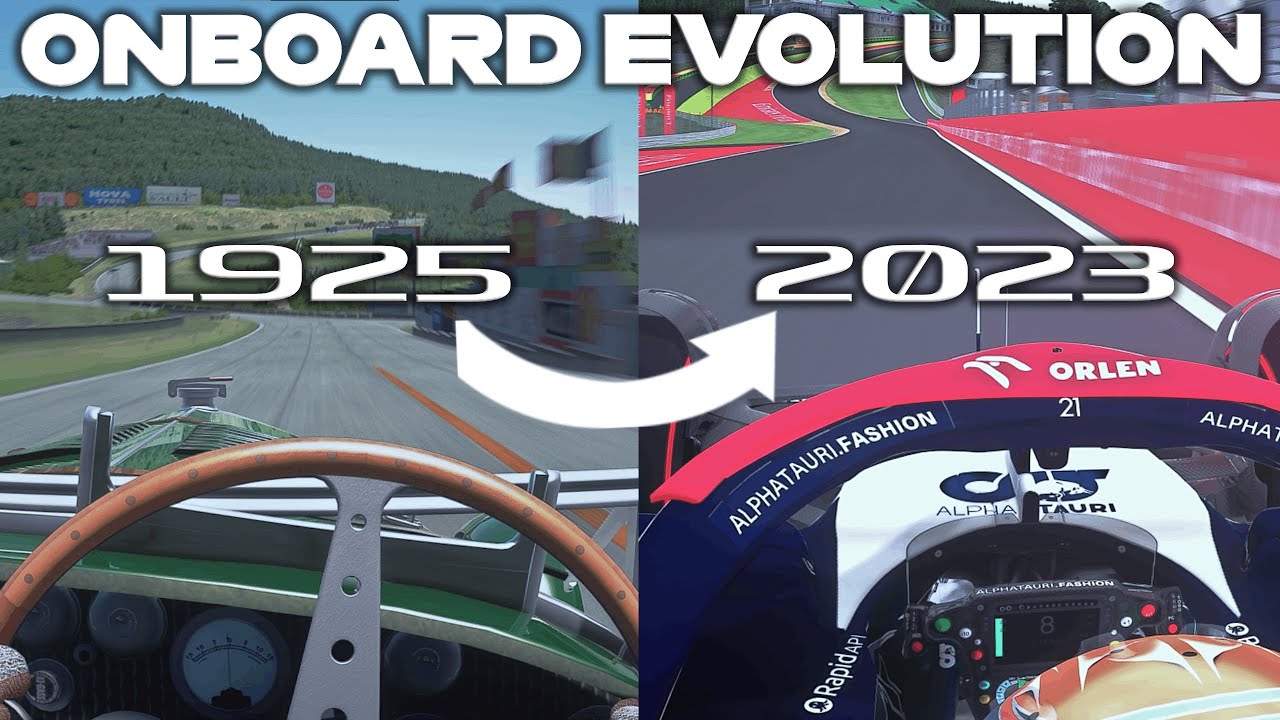 The Onboard EVOLUTION Of EAU ROUGE RAIDILLON! (1925-2023) - YouTube