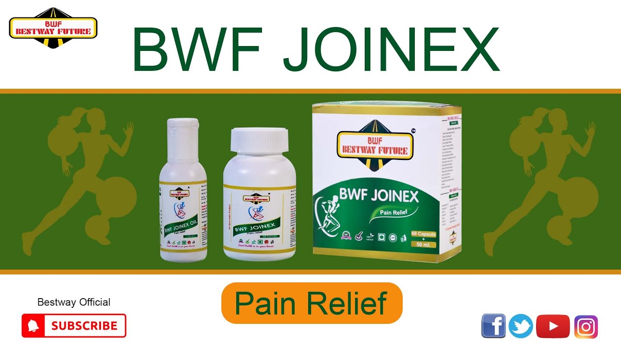 Bestway Future || Joinex Pain Relief Capsule and Joinex Pain Relief Oil ...