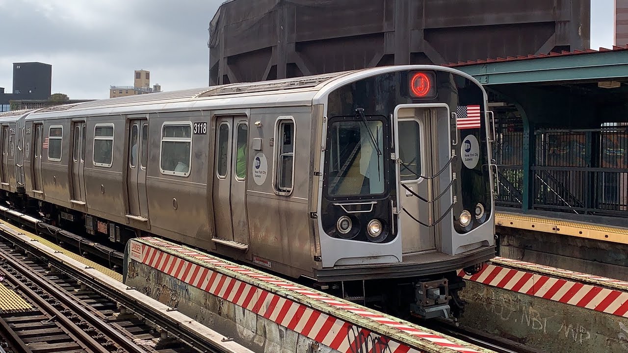 Broad St Bound 2006 & 2010 R160A Alstom/2017 Bombardier R179 J Express ...