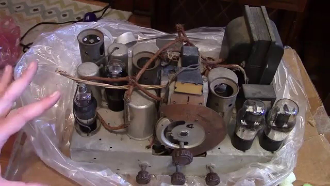 Philco 18 restoration p1o6 - YouTube