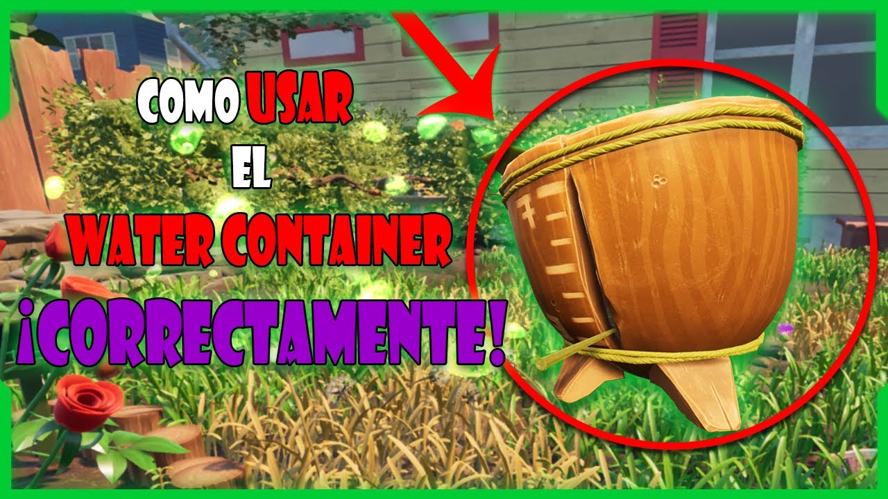 COMO USAR EL WATER CONTAINER ¡CORRECTAMENTE! | GROUNDED | GUÍA BÁSICA ...