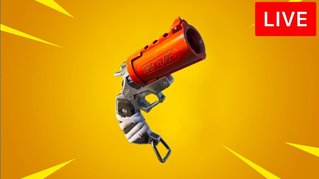 🔴 [LIVE] *NEW* FORTNITE UPDATE! (FLARE GUN) - YouTube