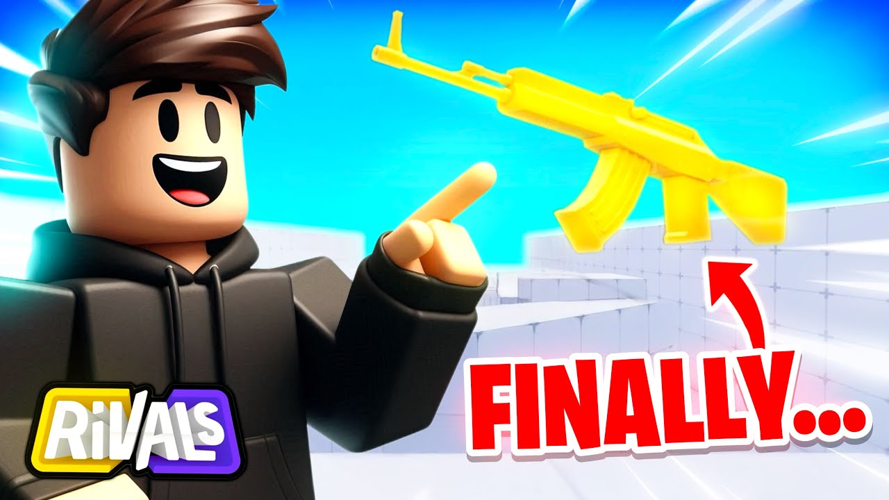 UNLOCKING THE AR GOLD SKIN *WITHOUT AUTOSHOOT* IN ROBLOX RIVALS…!! 5K ...