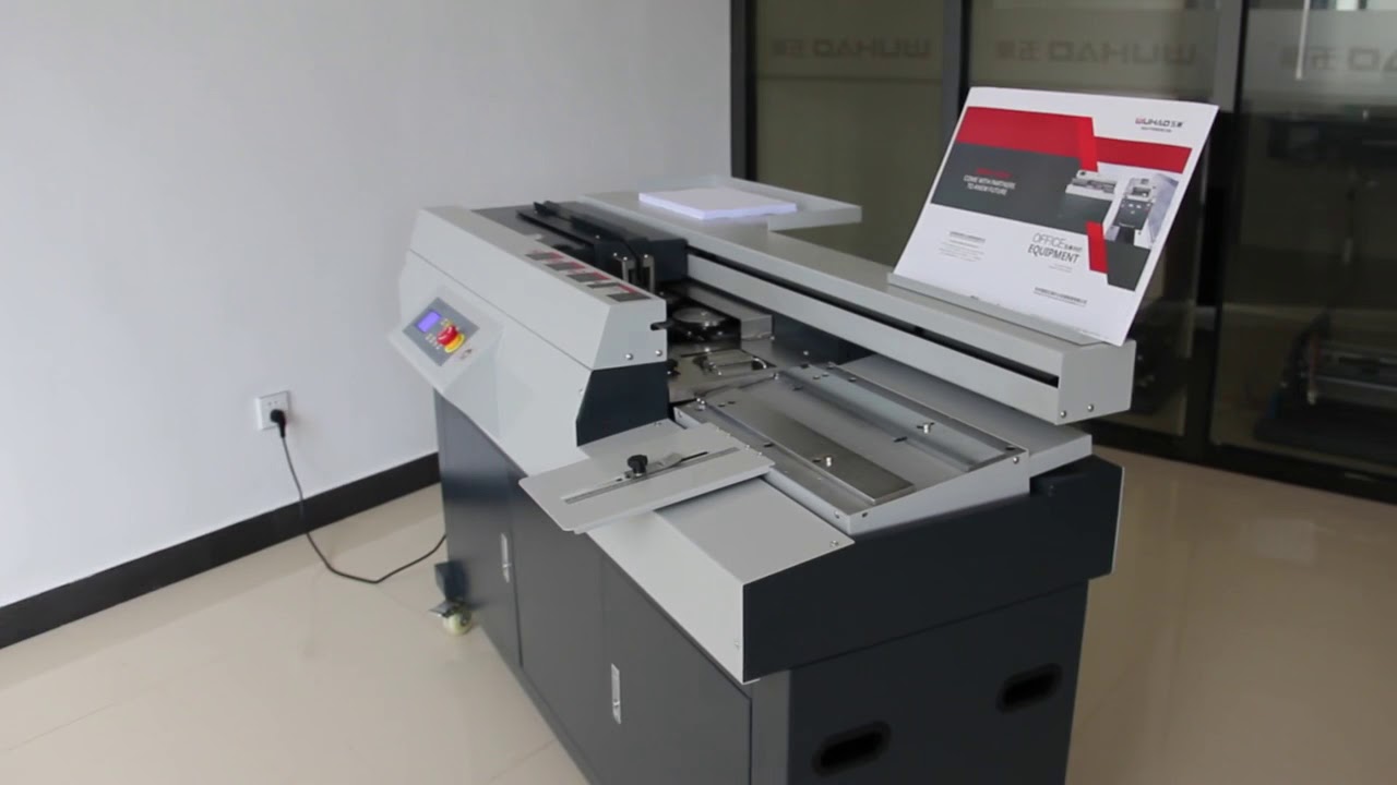 60R glue binding machine - YouTube