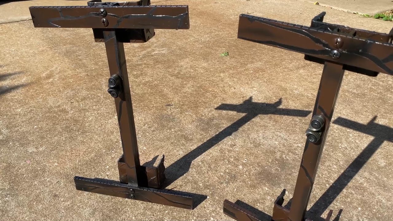 DIY Homemade Saddle hunting Aluminum Climbing Sticks with Cam Cleats ...