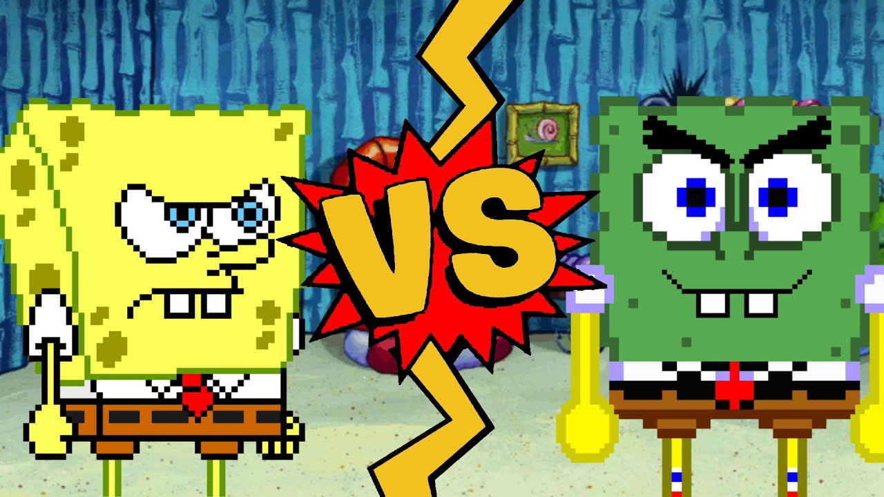 M.U.G.E.N Battles | SpongeBob vs Abrasive SpongeBob - YouTube