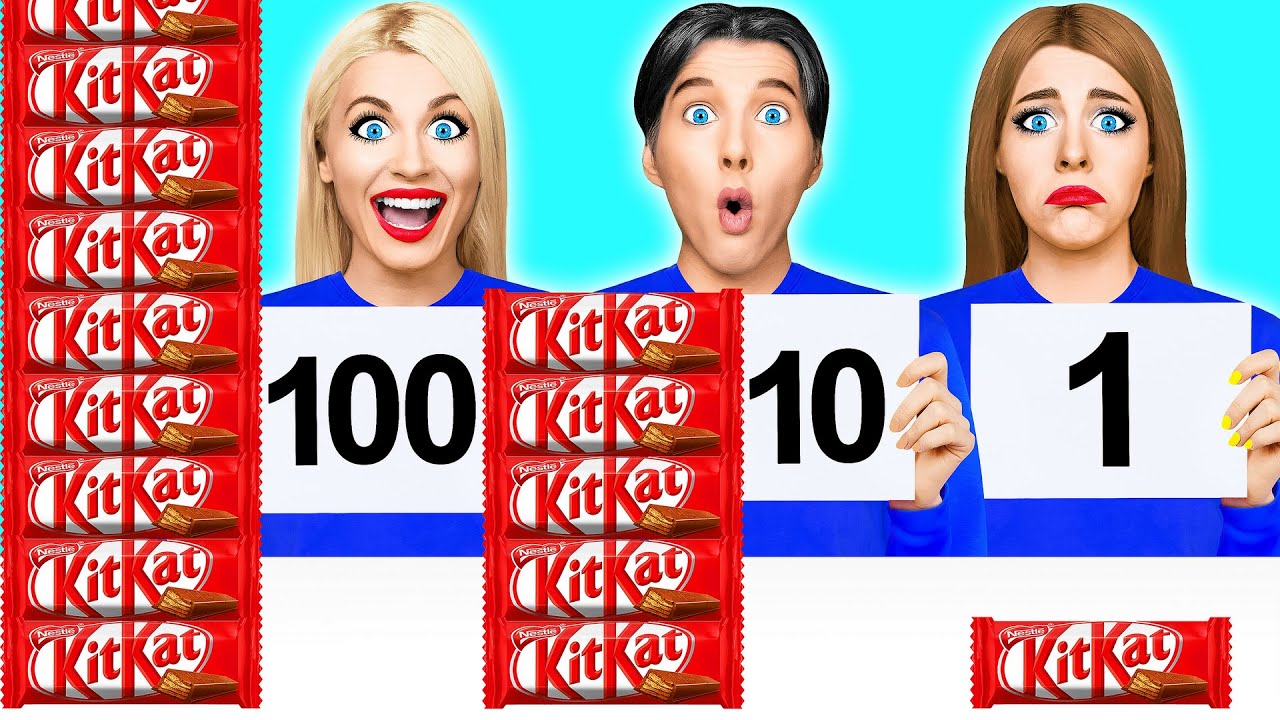 100 Layers of Food Challenge by Multi DO - YouTube