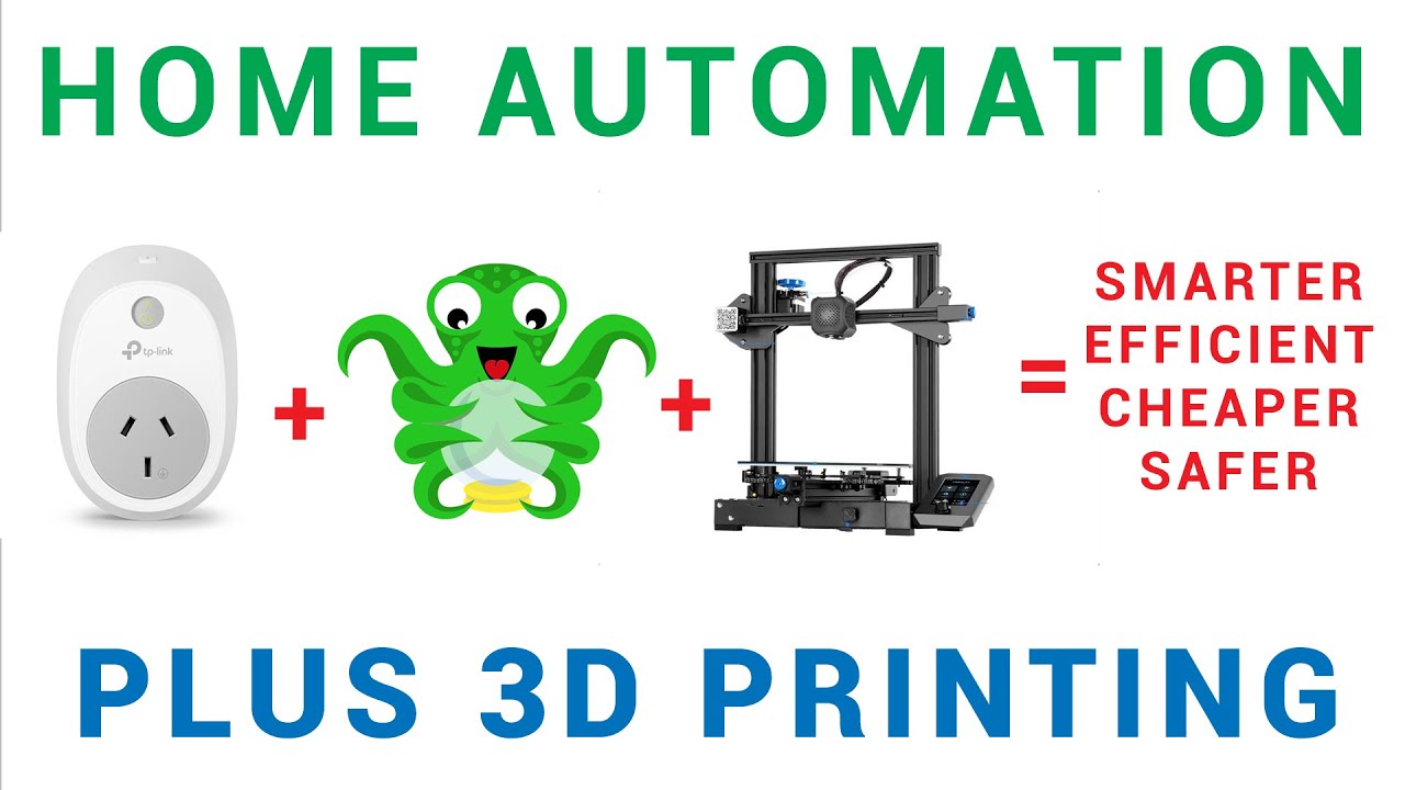 Use smart plugs + Octoprint to improve your 3D printing - YouTube