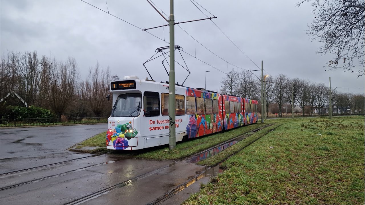 Frankenslag - Abtswoudsepark - Delft Station | tram 1 | HTM BN GTL8 3090 Pakjestram | 2022 - YouTube