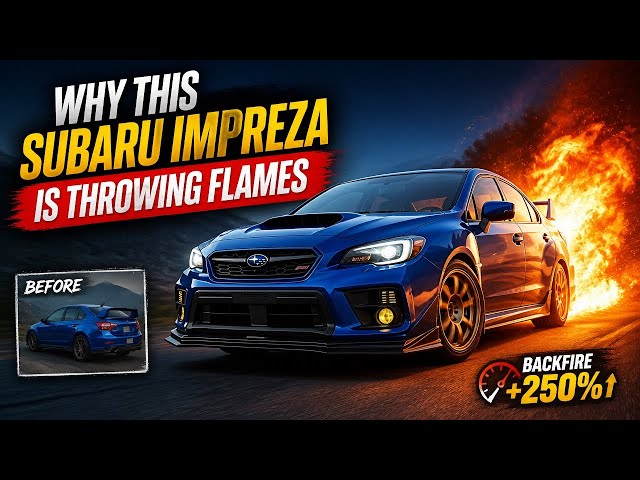 Flame Subaru Impreza Let’s See Some Flames 🔥