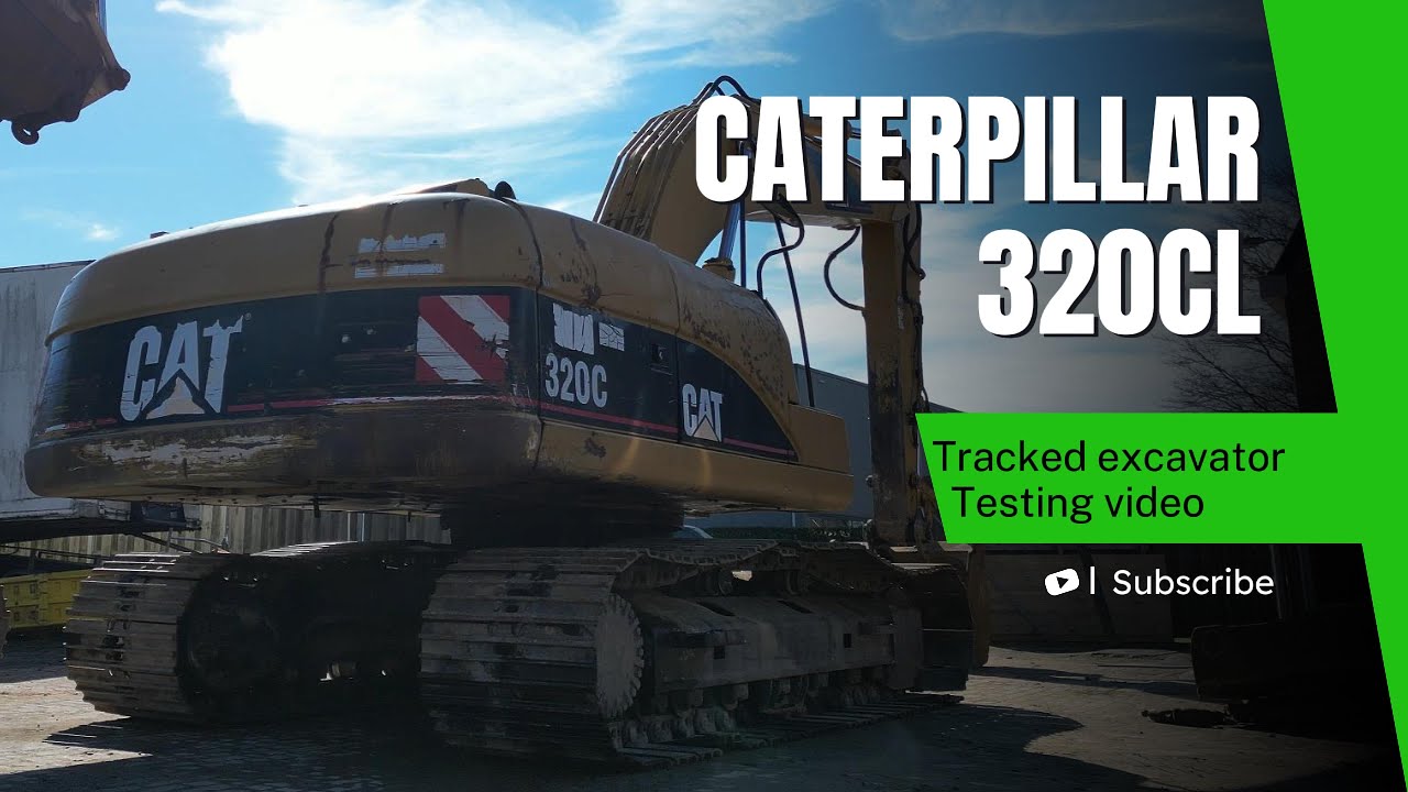 CAT 320CL excavator testing / demonstration - YouTube